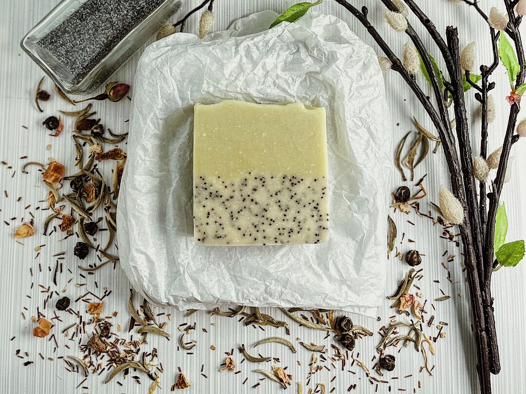 Handmade Whole Milk Soap 2-pack: White Tea Ginger & Rosemary Mint - Etsy