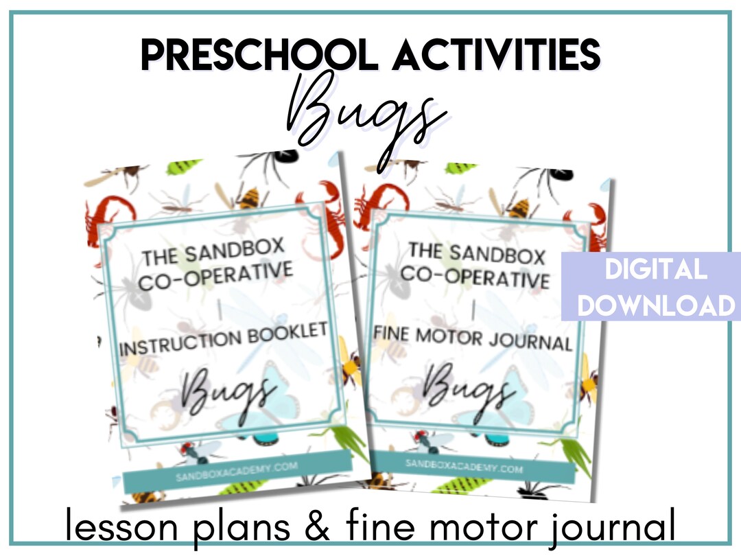 Bugs & Insects Preschool Printable | Preschool Activity Unit | Digital ...