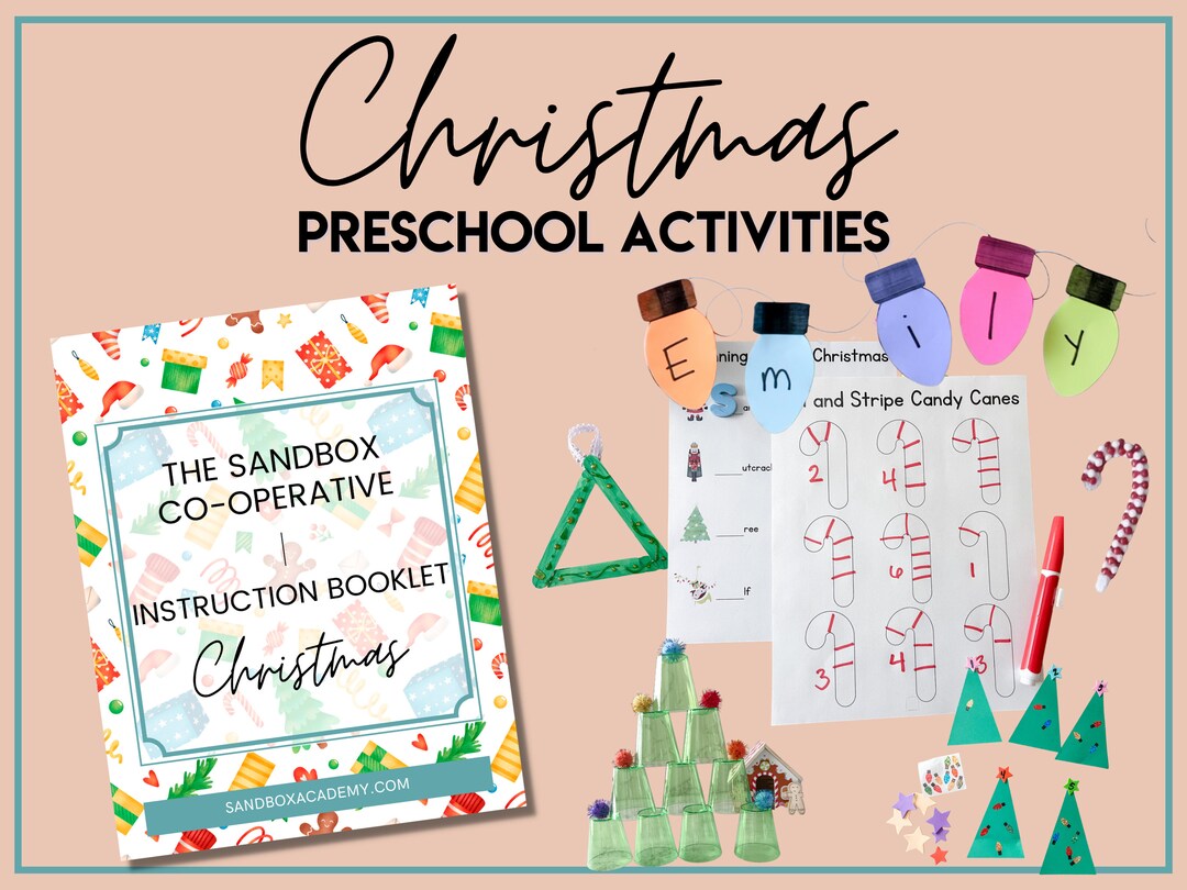 Christmas Preschool Printable | Preschool Activity Unit | Digital ...