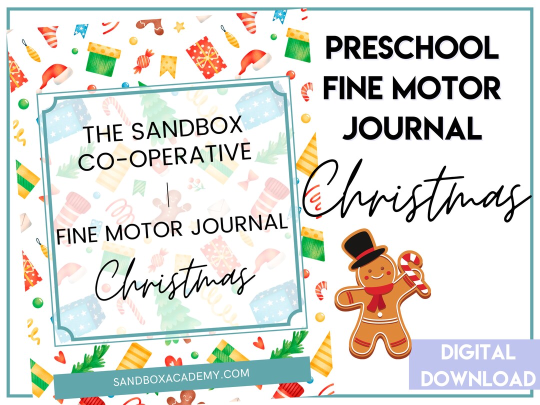 Christmas Preschool Printable Preschool Fine Motor Journal Digital ...