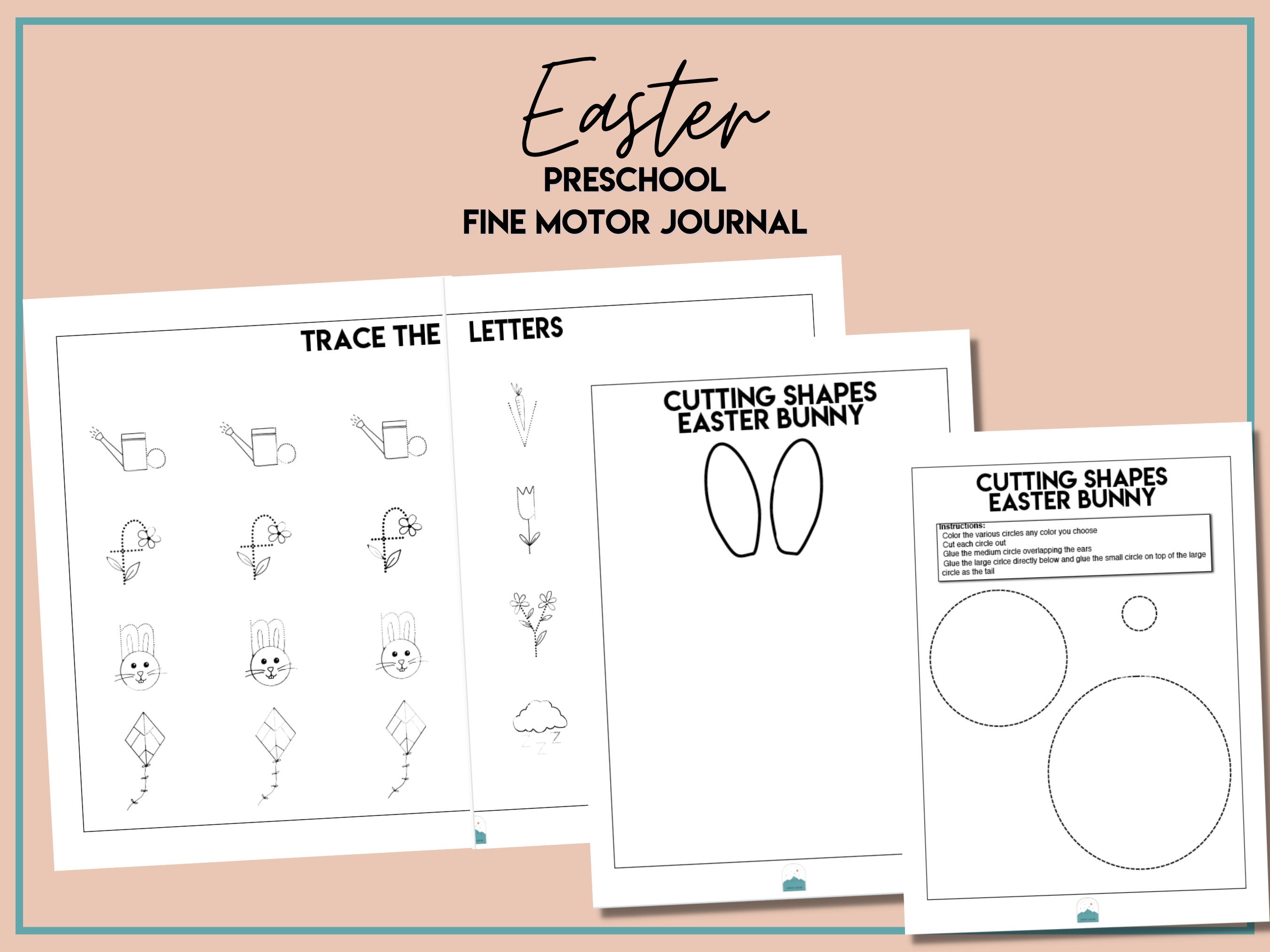 Easter Preschool Printable | Preschool Activity Unit | Digital Download ...
