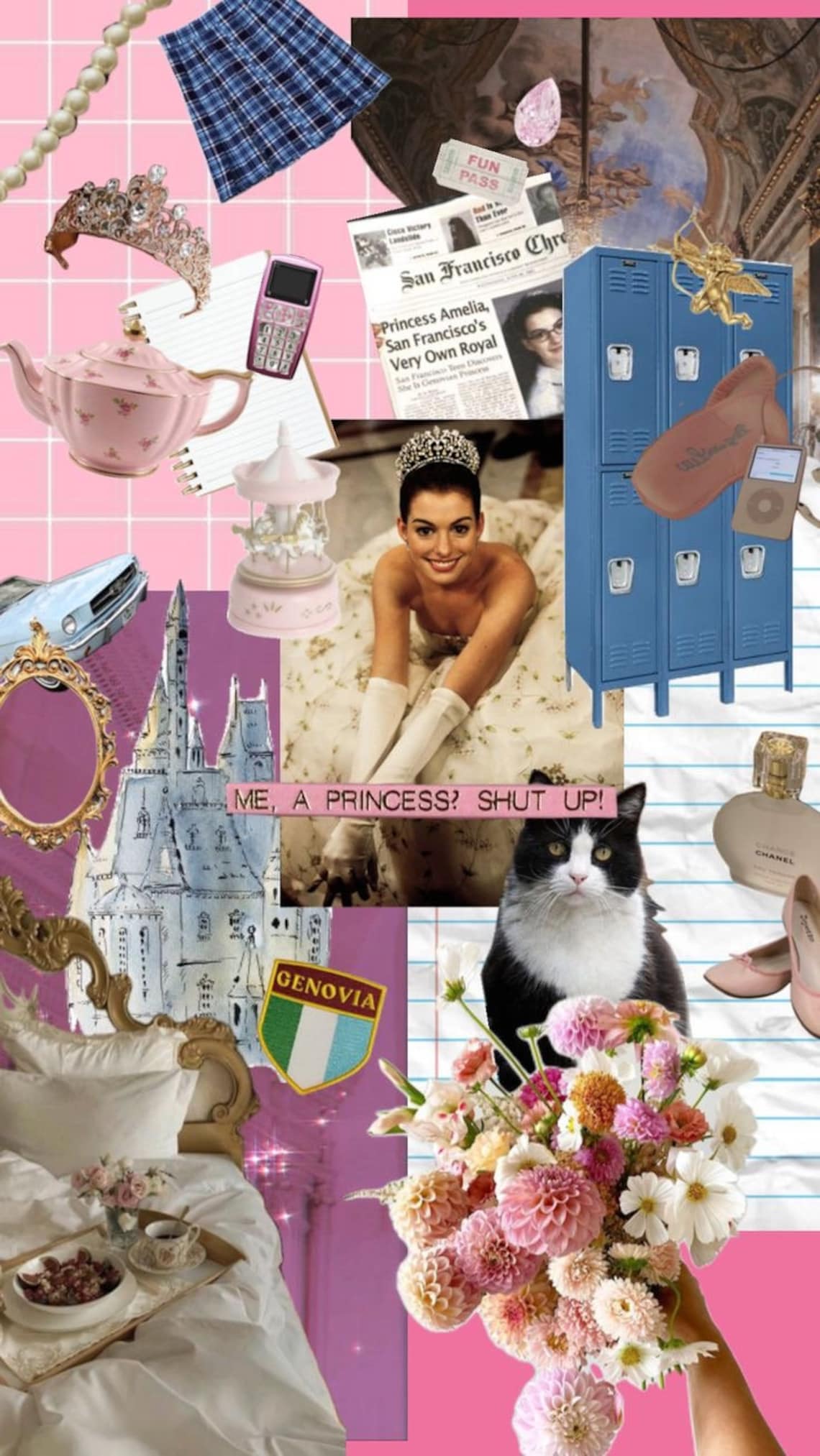Princess Diaries Birthday Invite/princess Themed Party/genovia/birthday ...
