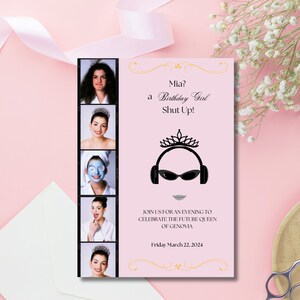 Princess Diaries Birthday Invite/princess Themed Party/genovia/birthday ...