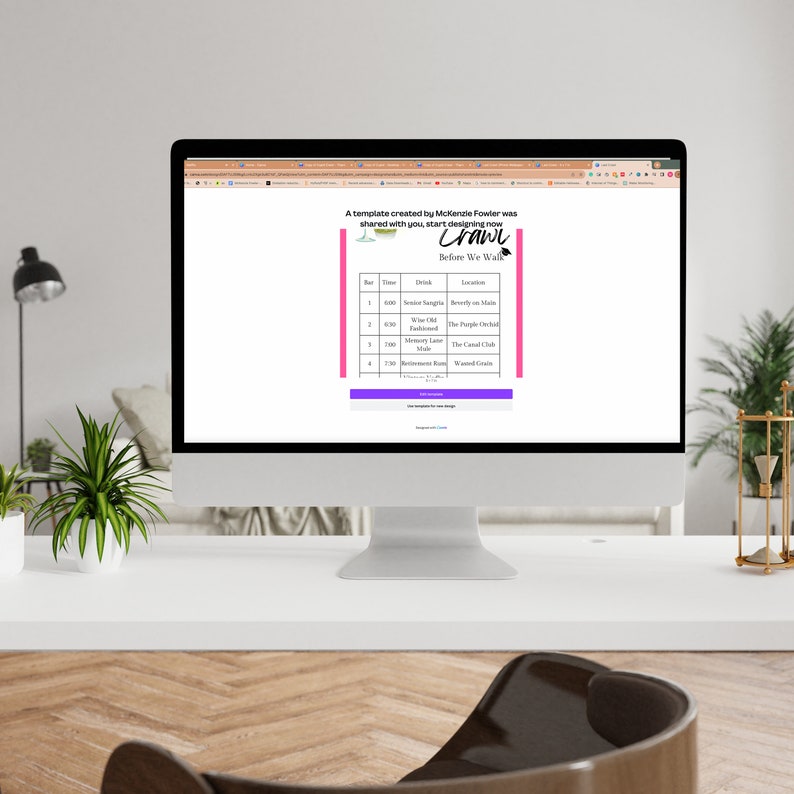 Senior Bar Crawl Digital Invitation - Sip Down Memory Lane - Class of ...