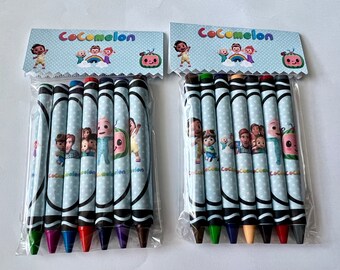 Cocomelon Crayons - Etsy