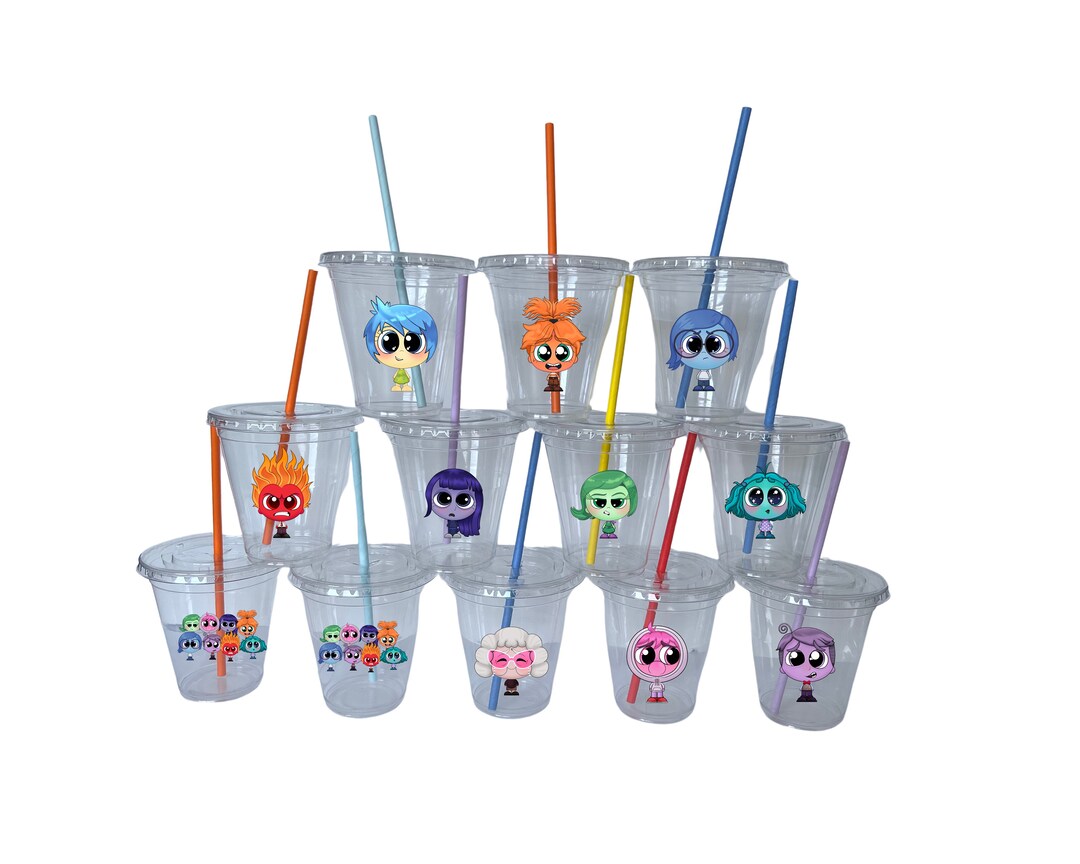 Inside Out Disposable Party Cups. Inside Out Party Favors. - Etsy