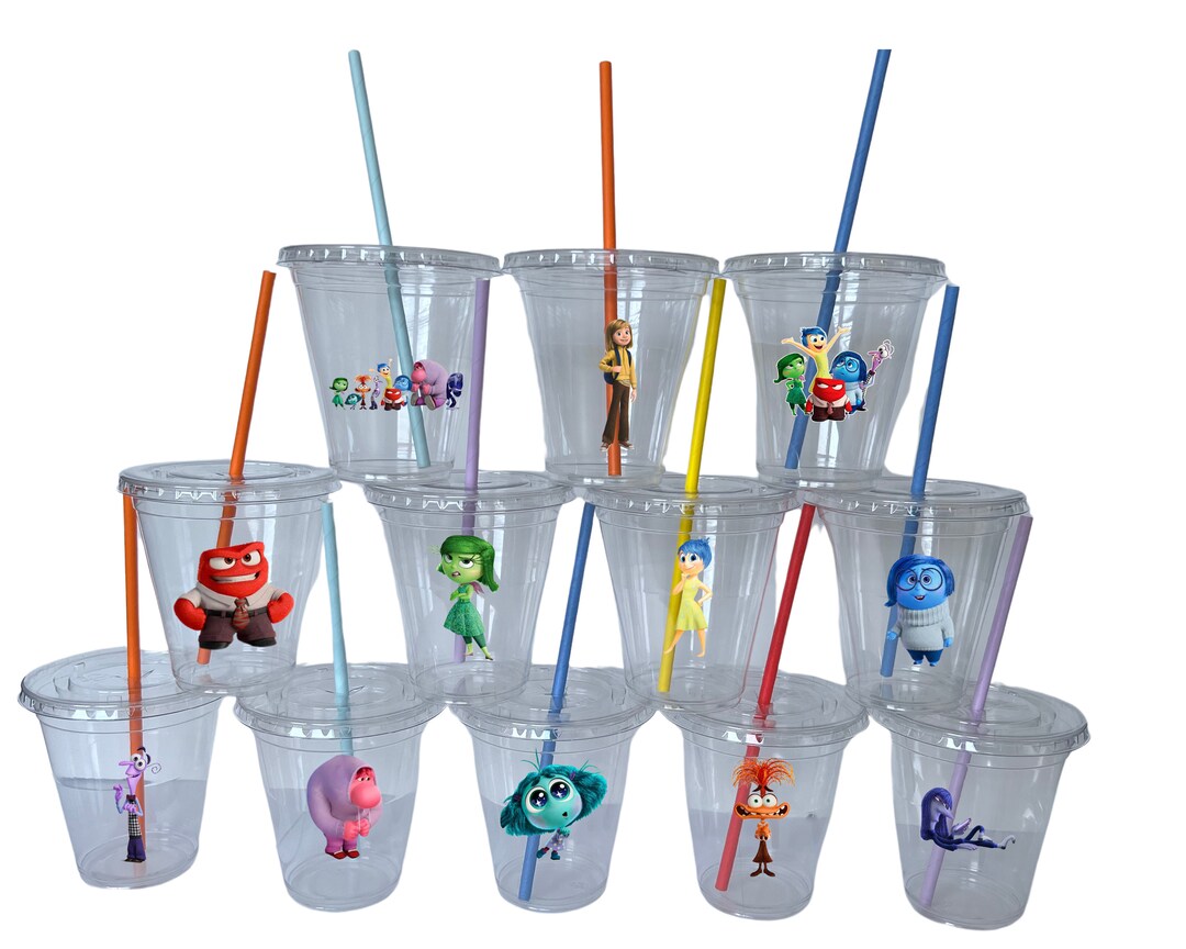 Inside Out Disposable Party Cups. Inside Out Party Favors. - Etsy