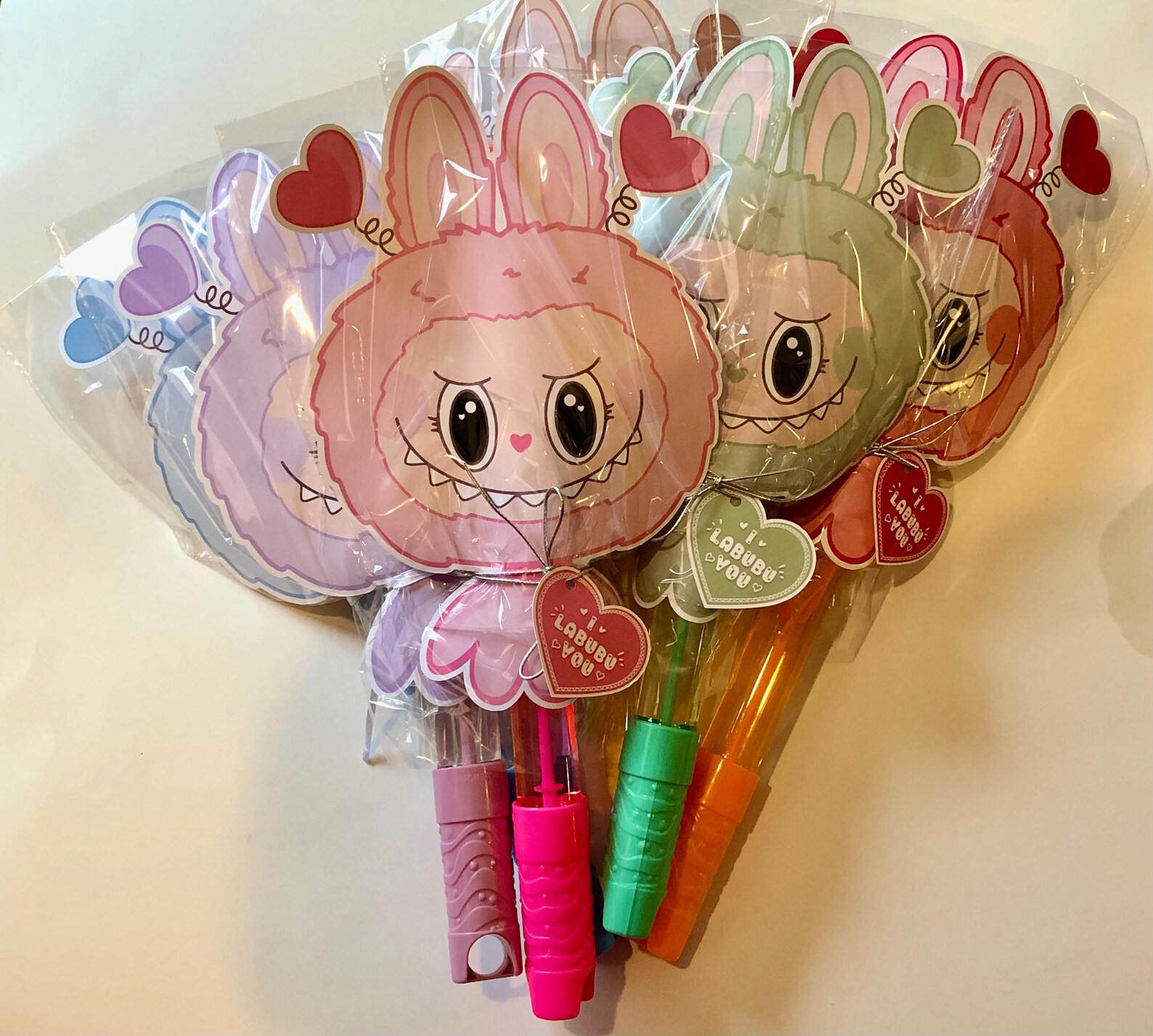 LABUBU Valentine Bubble Wand , Party Favors , Birthday Favors - Etsy