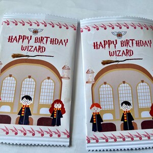 Wizard Chip Bags Wizard Party Favor. Birthday Favors. - Etsy