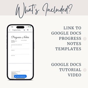 Therapy Progress Notes Editable Google Docs Template Printable Digital ...