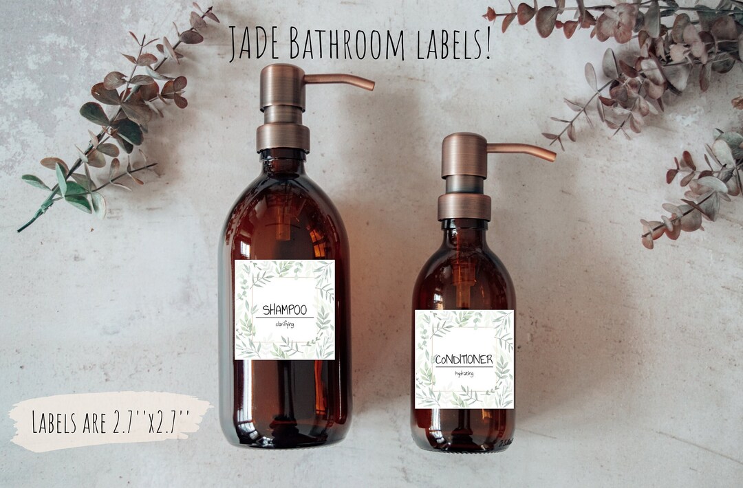 Bathroom Labels, Bathroom Label Sticker, Bathroom Labels Waterproof ...