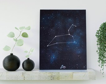 Leo Astrology Painting - Etsy