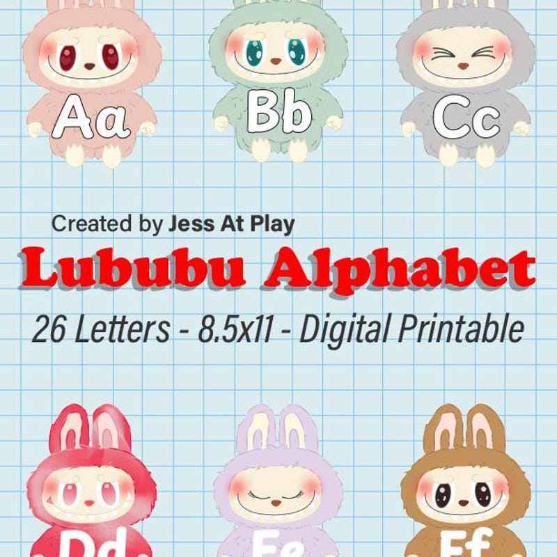 Labubu Alphabet - Etsy