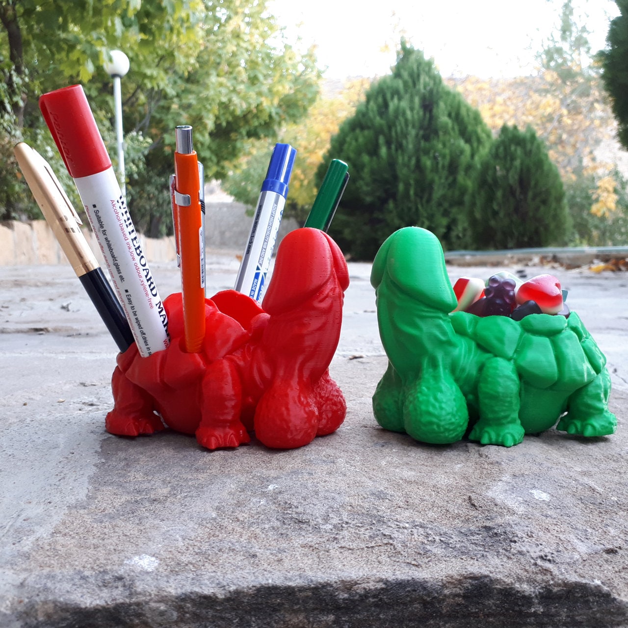 Dicky Tortoise Pen Holder , Penis Gag Gift , Desk Items , Penis Art ...