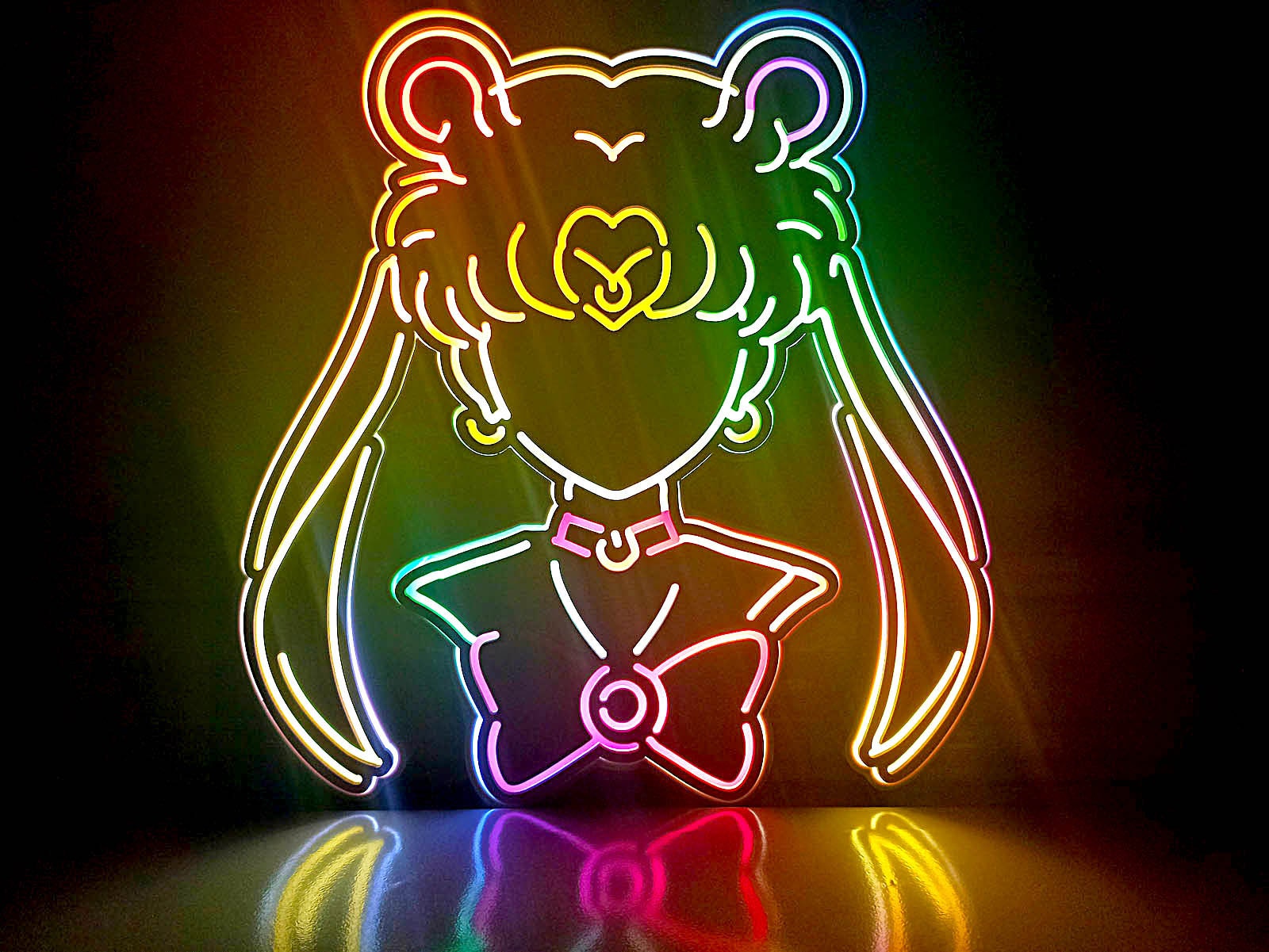 Sailor Moon Led Light, Anime Sailor Moon Led Sign, Anime Led Neon Light ...