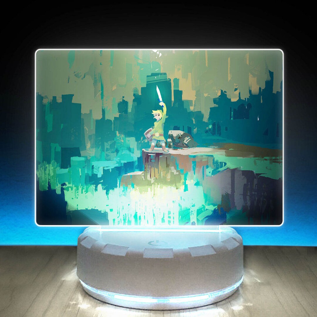 The Legend of Zelda LED Desk Lamp Game Room Decor LED Light - Etsy