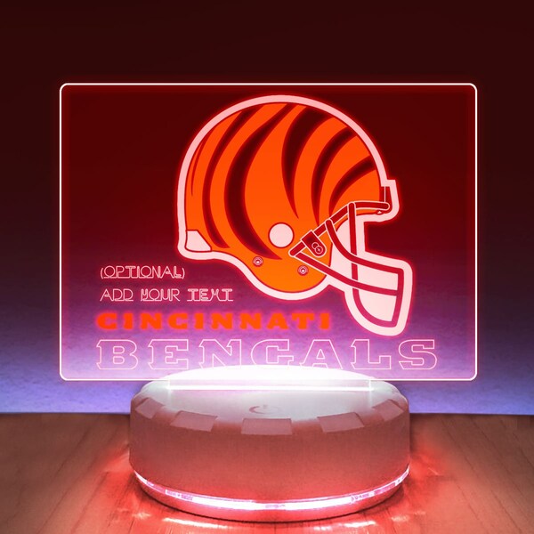 Cincinnati Bengals Desk Lamp - Etsy