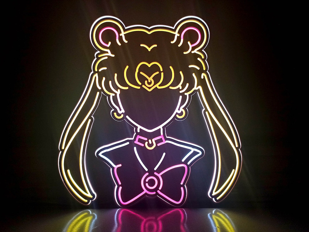 Sailor Moon Led Light, Anime Sailor Moon Led Sign, Anime Led Neon Light ...