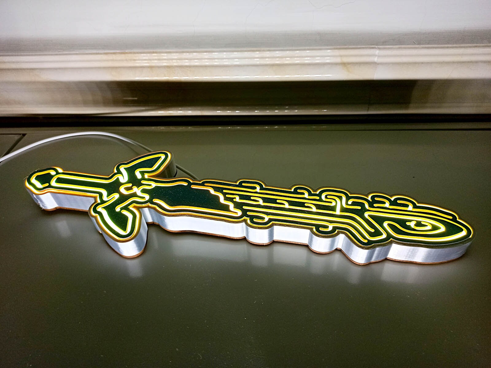 Legend of Zelda Master Sword LED Light, Master Sword Decoration, Master ...