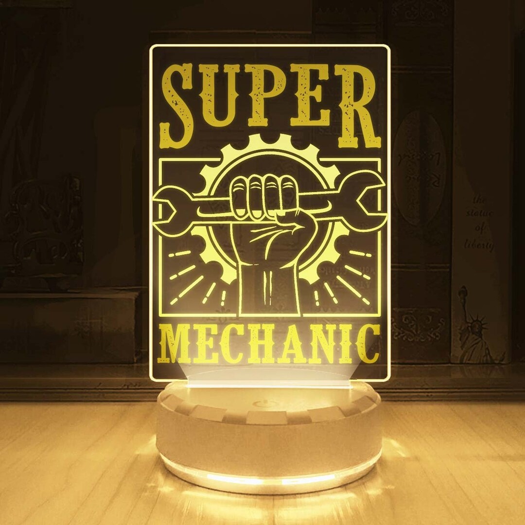 Hand of Mechanic Super Mechanic LED Desk Lamp, Brightness Adjustable ...