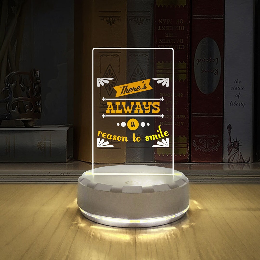 Inspirational Quotes LED Art Signs Custom Led Night Light 4 - Etsy