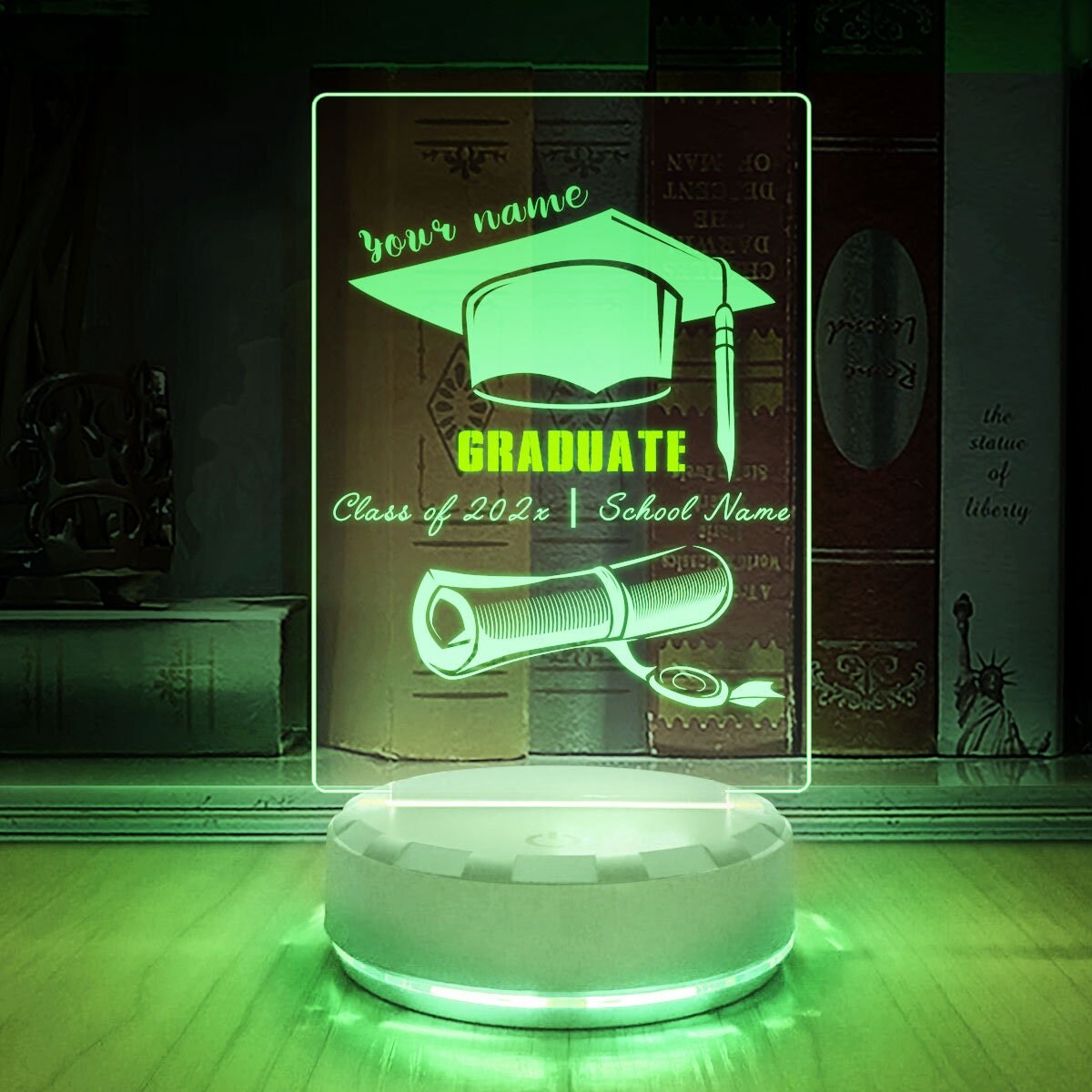 Graduation LED Desk Lamp, Graduation Gifts for Her or Him Class of 202x ...