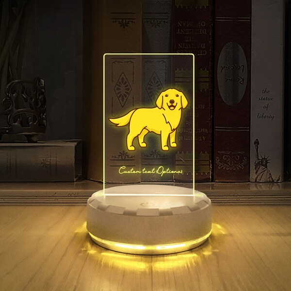 Golden Retriever Lamp - Etsy Canada