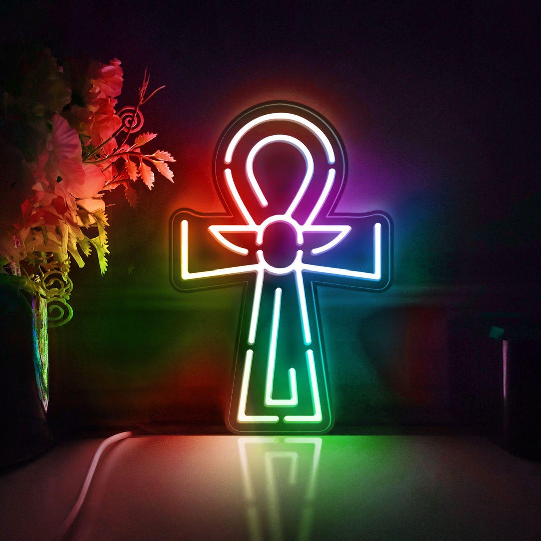 Cross Led Light Box, Wall Art Decor, Light Sign, Desktop Decorations ...
