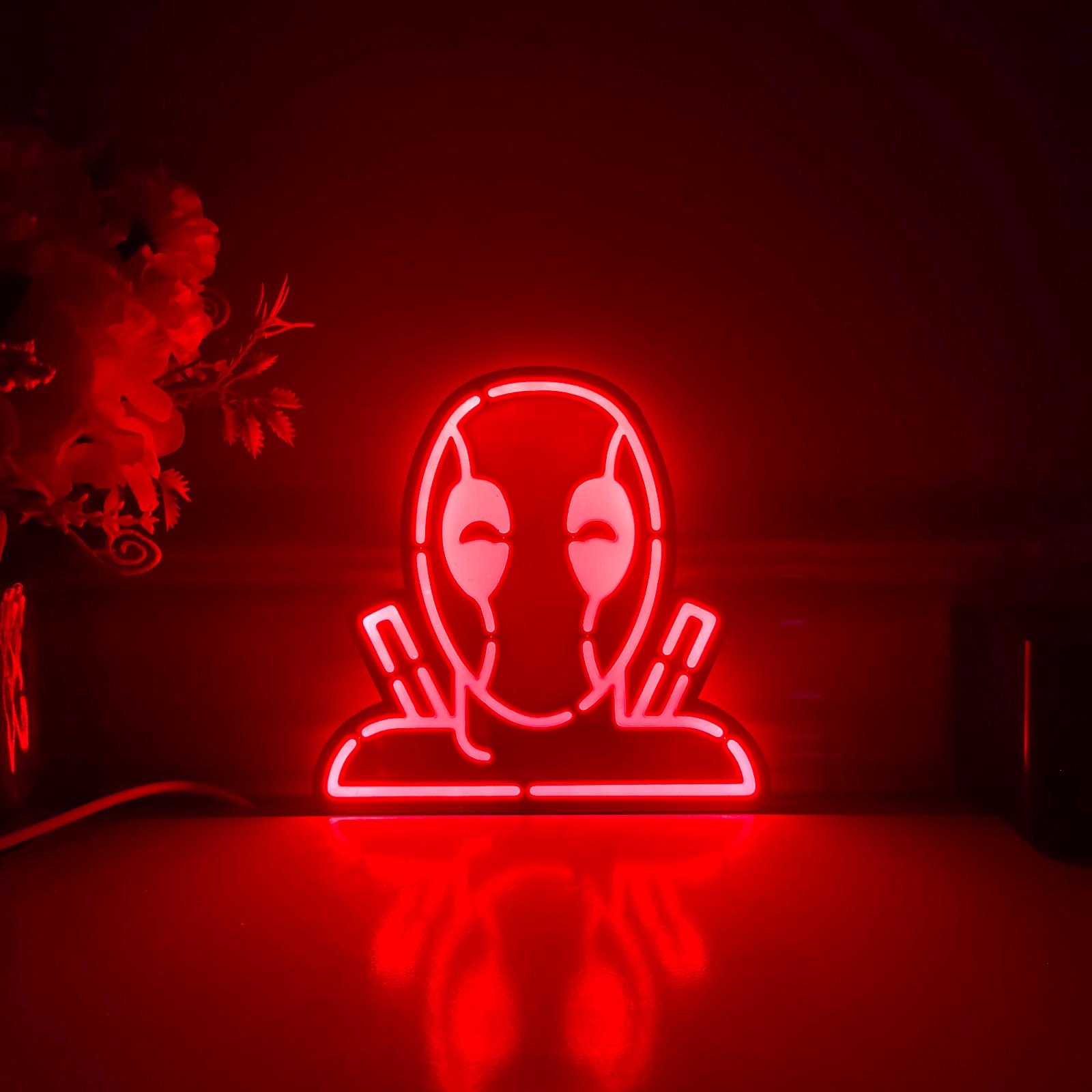 Deadpool Led Lightbox, Deadpool Desktop Decorations, Marvel Wall ...