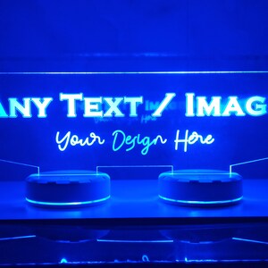 Custom LED Logo Sign, Personalized Led Night Light, LED Desk Lamp ...