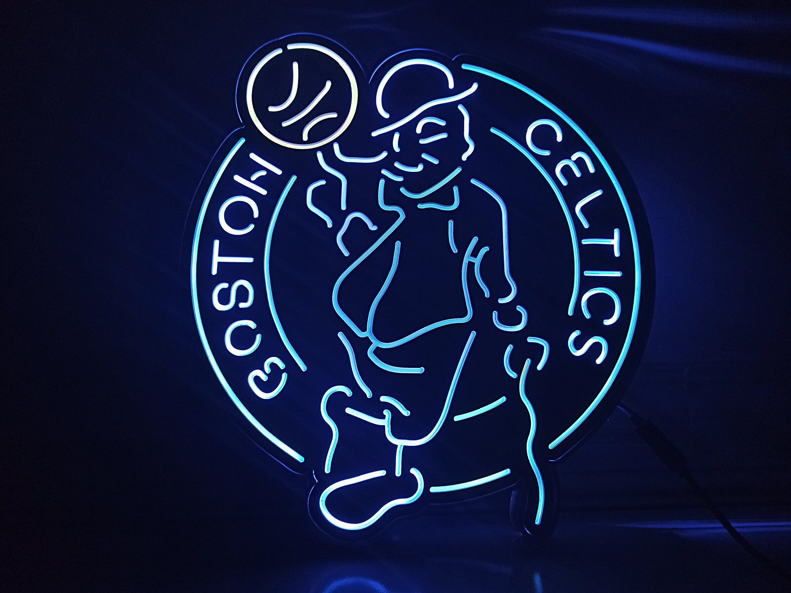 Boston Celtics Logo Sign NBA Led Light Desktop Decoration Wall Hangings ...