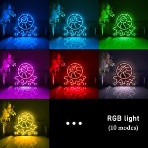 Evil Eye Led Light Box, Eyeball Wall Art Decor, Personalized Light Sign ...