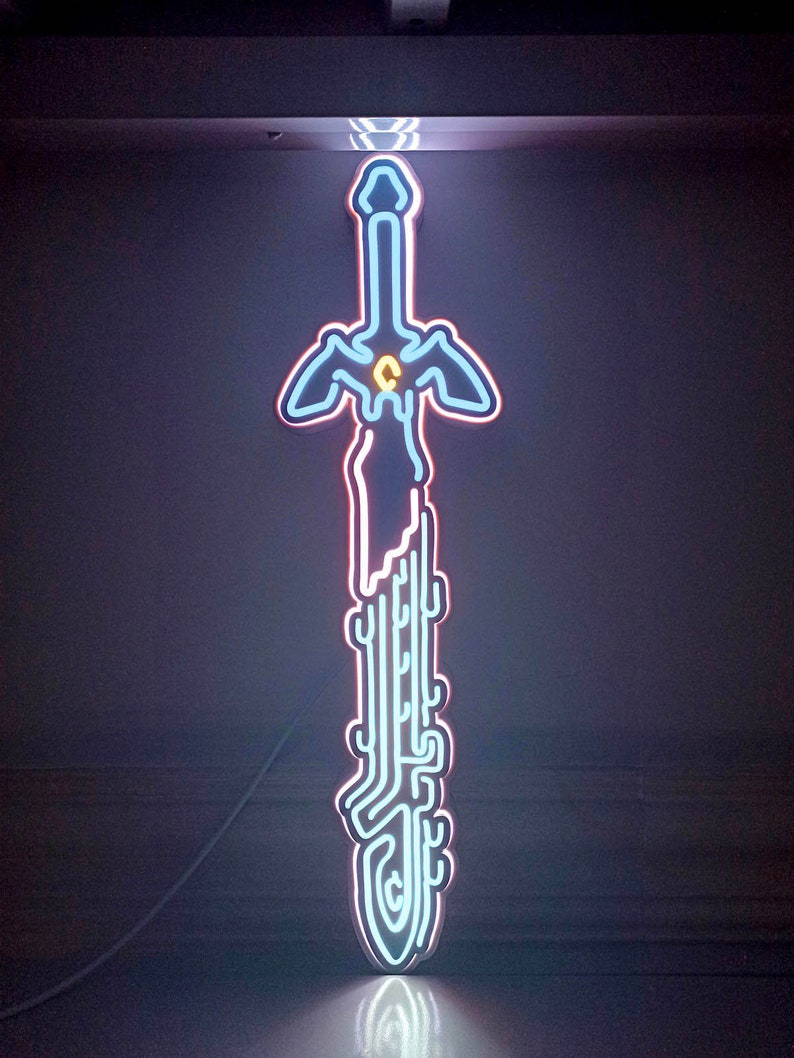 Legend of Zelda Master Sword LED Light, Master Sword Decoration, Master ...