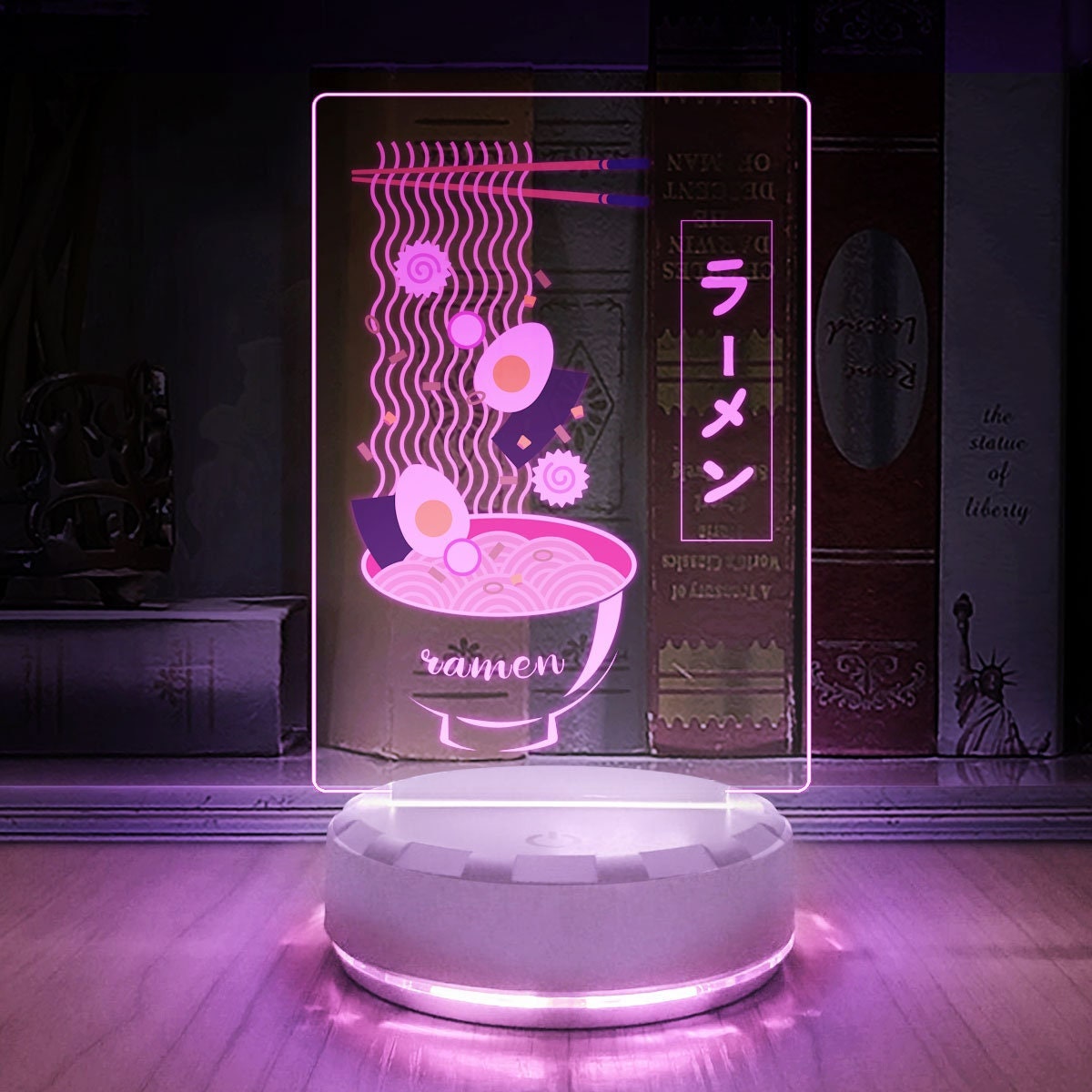 Ramen Japanese Noodle Bowl Sign LED Desk Lamp Shop Display - Etsy