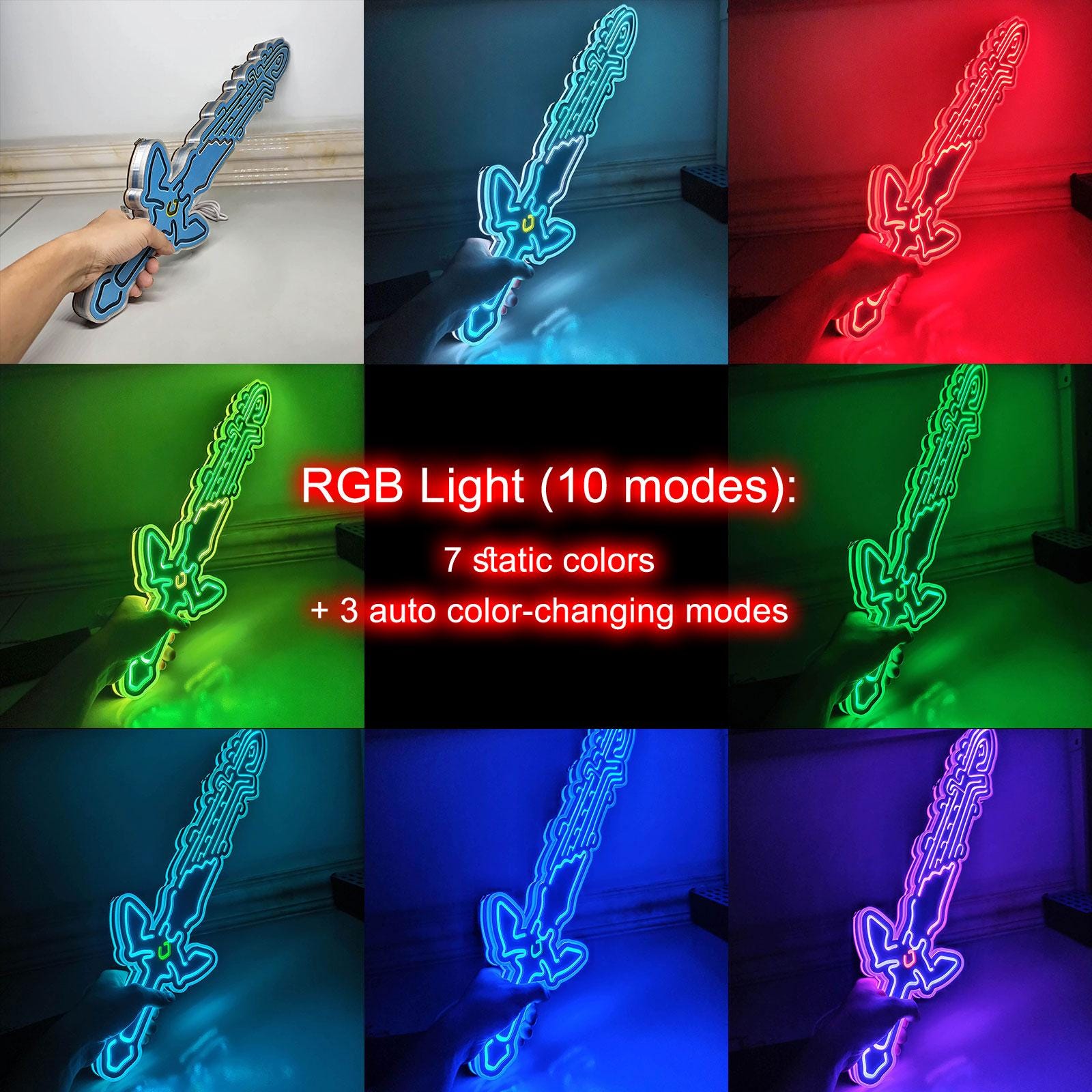 Legend of Zelda Master Sword LED Light, Master Sword Decoration, Master ...