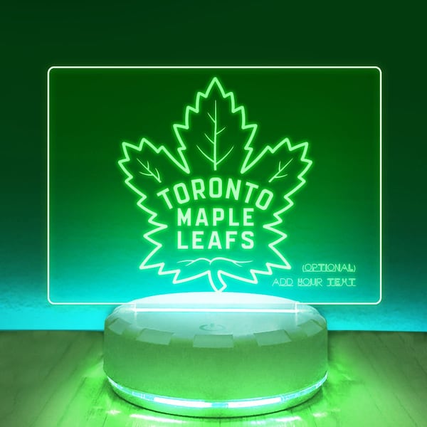 Toronto Maple Leafs Led Light - Etsy