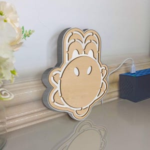 Yoshi Led Light Box, Dinosaur Wall Art Decor, Personalized Light Sign ...