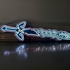 Legend of Zelda Master Sword LED Light, Master Sword Decoration, Master ...
