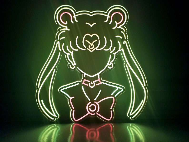 Sailor Moon Led Light, Anime Sailor Moon Led Sign, Anime Led Neon Light ...