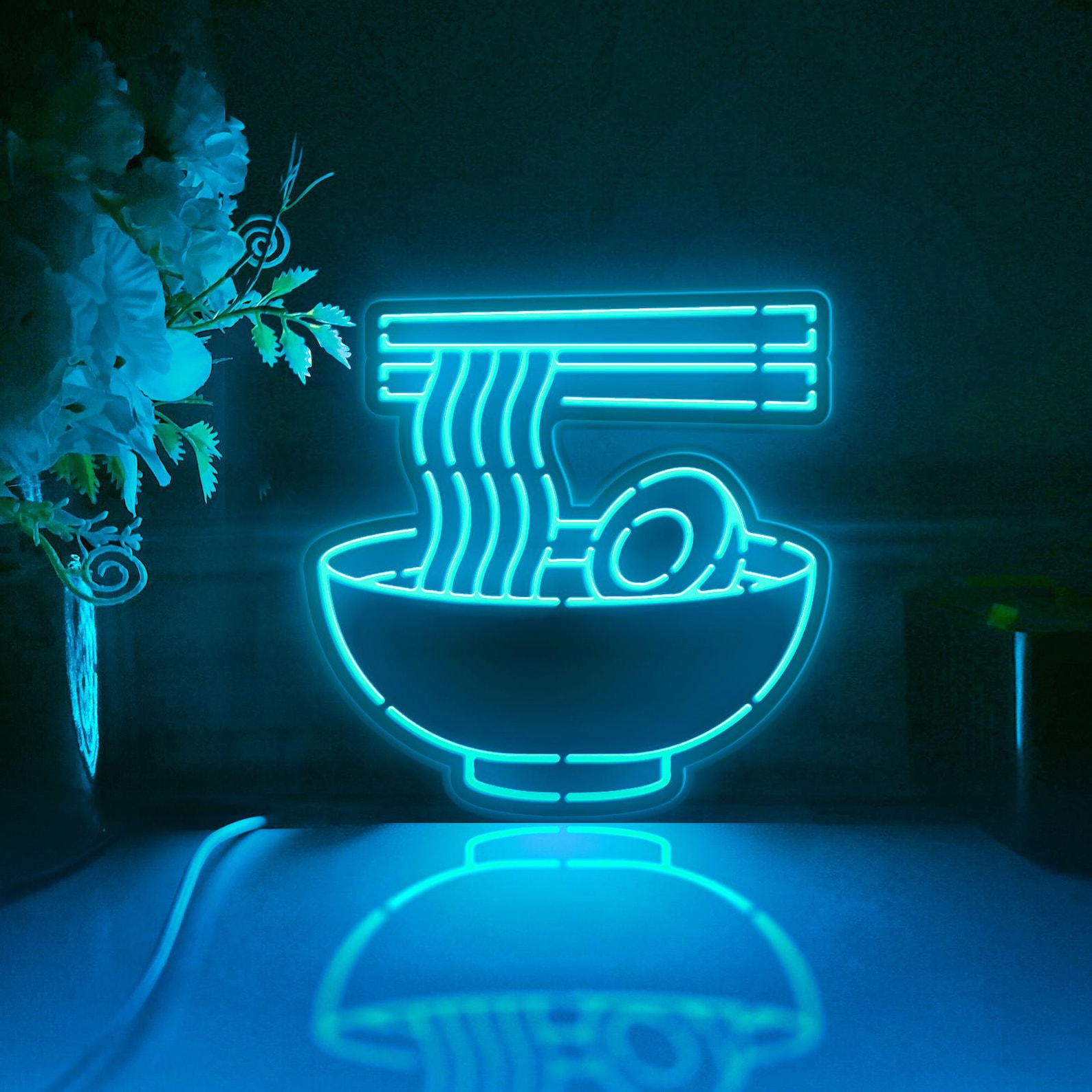 Asian Food Noodle Led Light Box, Ramen Noodle Wall Art Decor ...
