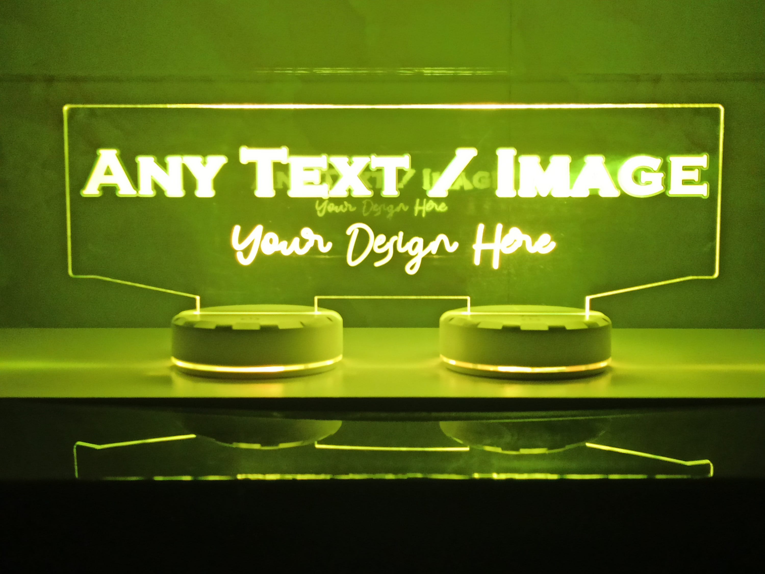 Custom LED Logo Sign Personalized Led Night Light LED Desk - Etsy