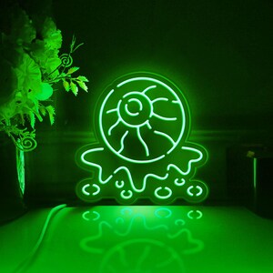 Evil Eye Led Light Box, Eyeball Wall Art Decor, Personalized Light Sign ...