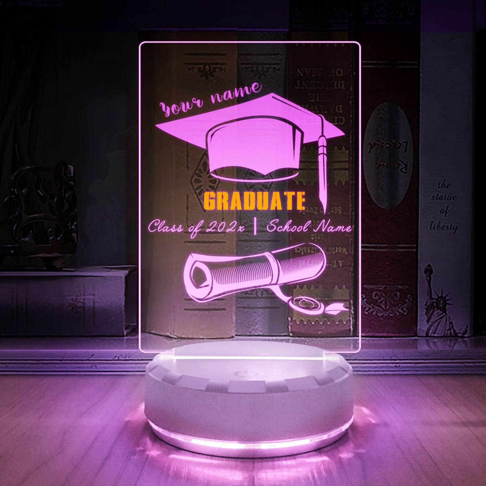 Graduation LED Desk Lamp, Graduation Gifts for Her or Him Class of 202x ...