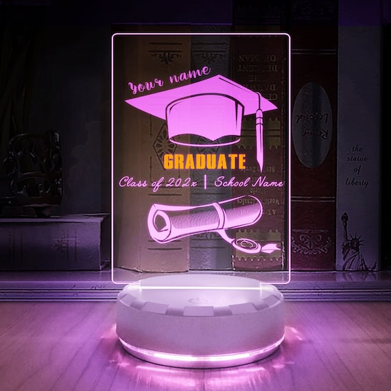 Graduation LED Desk Lamp Graduation Gifts for Her or Him - Etsy