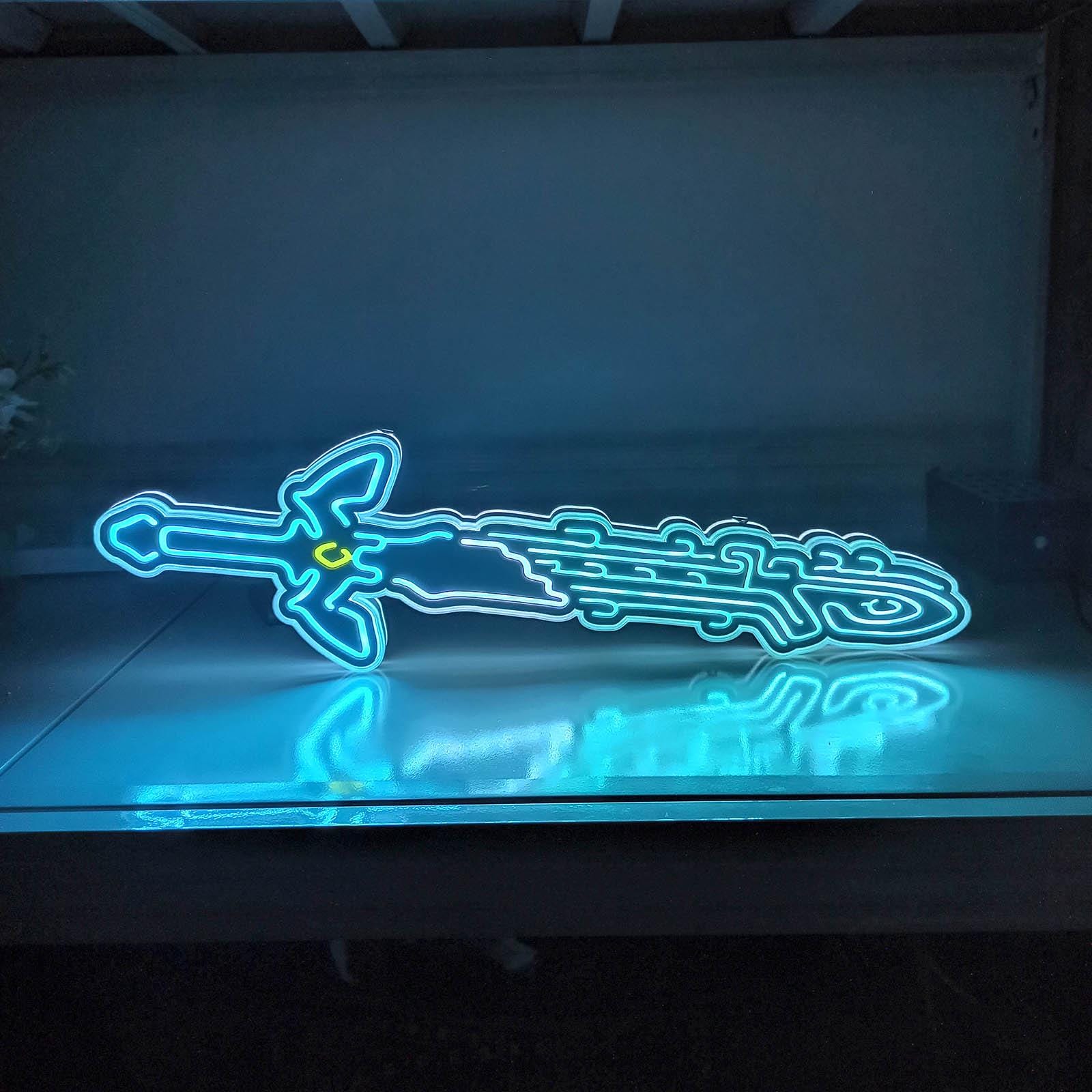 Legend of Zelda Master Sword LED Light, Master Sword Decoration, Master ...