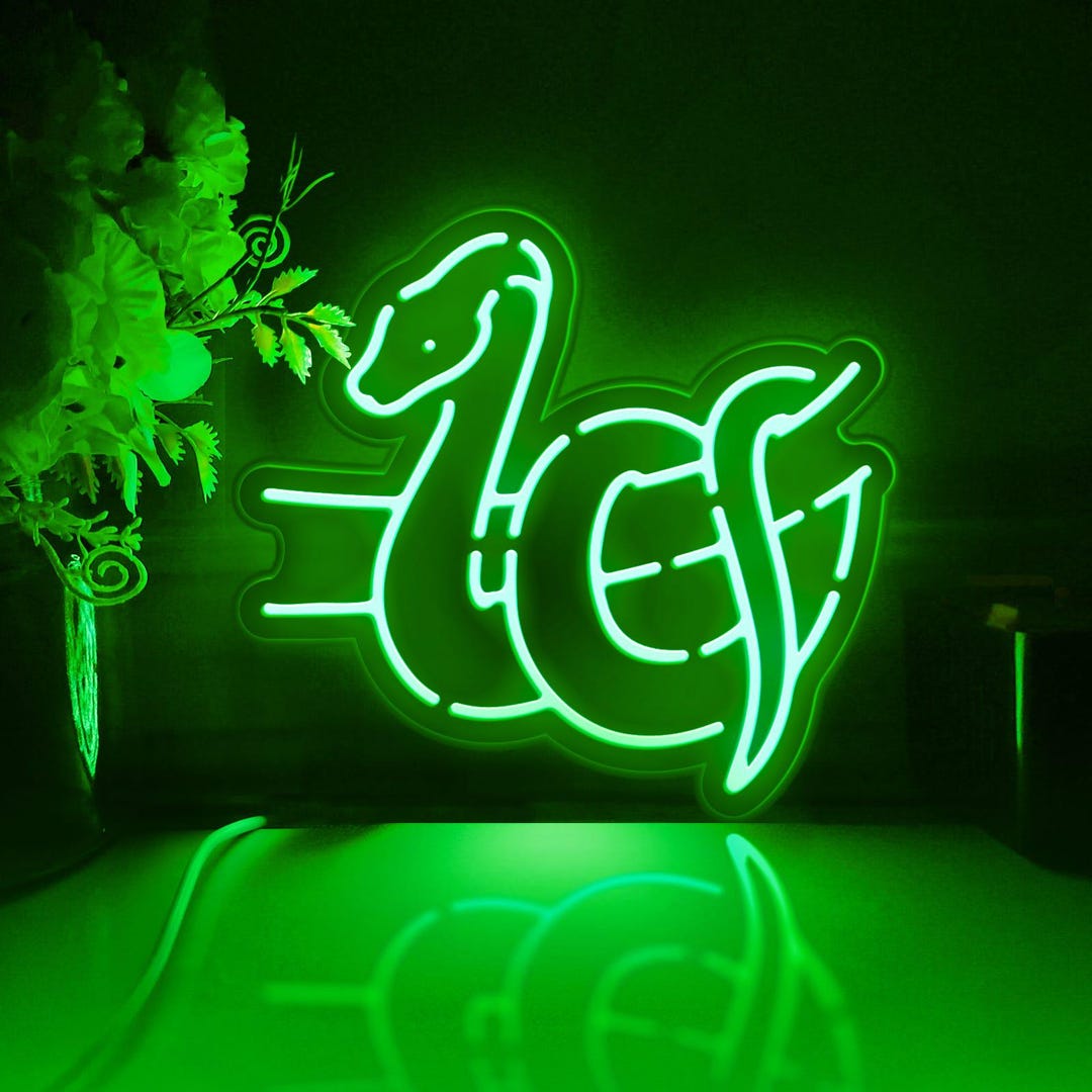 Snake Led Light Box, Reptile Wall Art Decor, Light Sign, Desktop ...