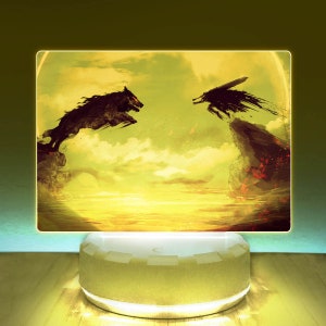 Anime Berserk Guts Wolf LED Desk Lamp Room Decor Brightness - Etsy