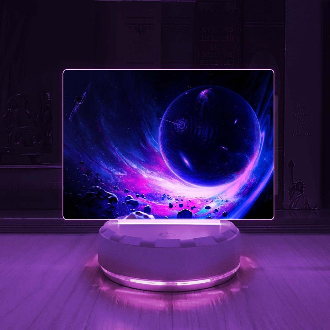 Sci Fi Planet Space LED Desk Lamp Brightness Adjustable - Etsy