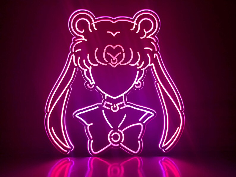 Sailor Moon Led Light, Anime Sailor Moon Led Sign, Anime Led Neon Light ...