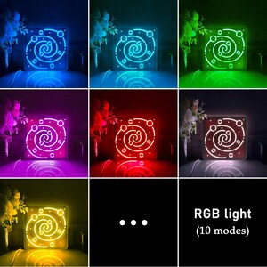 Galaxy Led Light Box, Star Wall Art Decor, Personalized Light Sign ...